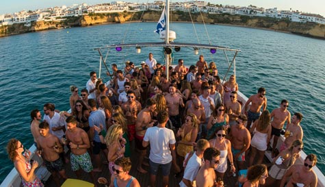 Party Boat Activity In Albufeira StagWeb